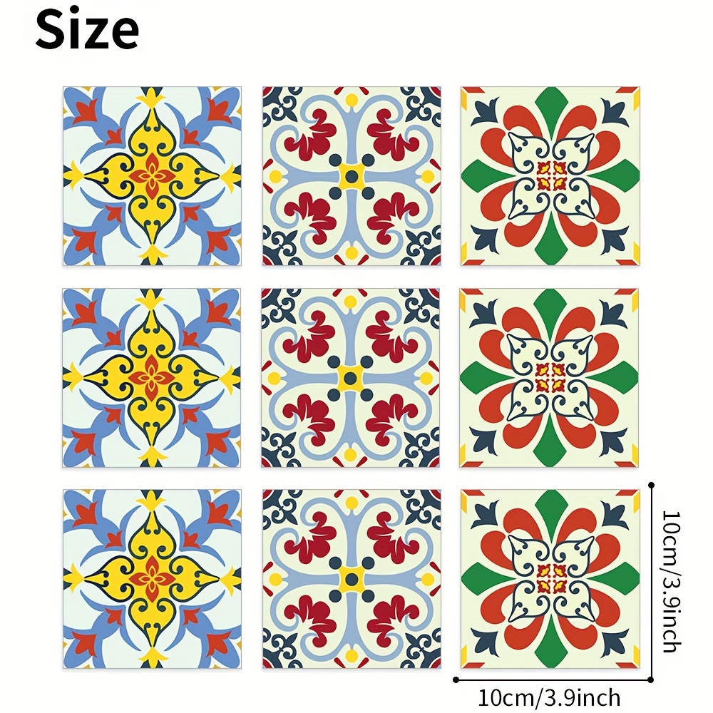 Colorful Ceramic Tile Self adhesive Wall Stickers Peel Stick - Temu Ireland