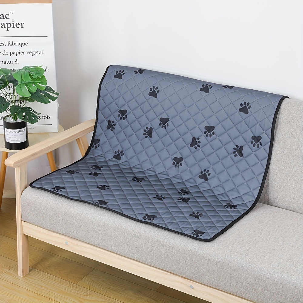 Pet Paw Print Mat Cartoon Blanket Soft Comfortable Cat Dog - Temu ...