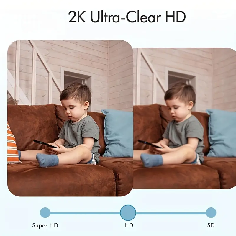 2k 보안 카메라 무선 실외 스포트라이트 및 사이렌 알람 양방향 오디오 컬러 나이트 비전 Ai 및 Pir 동작 감지
