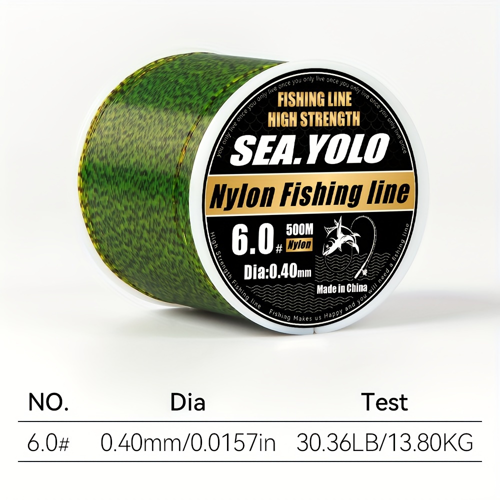 546yds Durable Nylon Line High Strength Fishing Main Line - Temu Australia