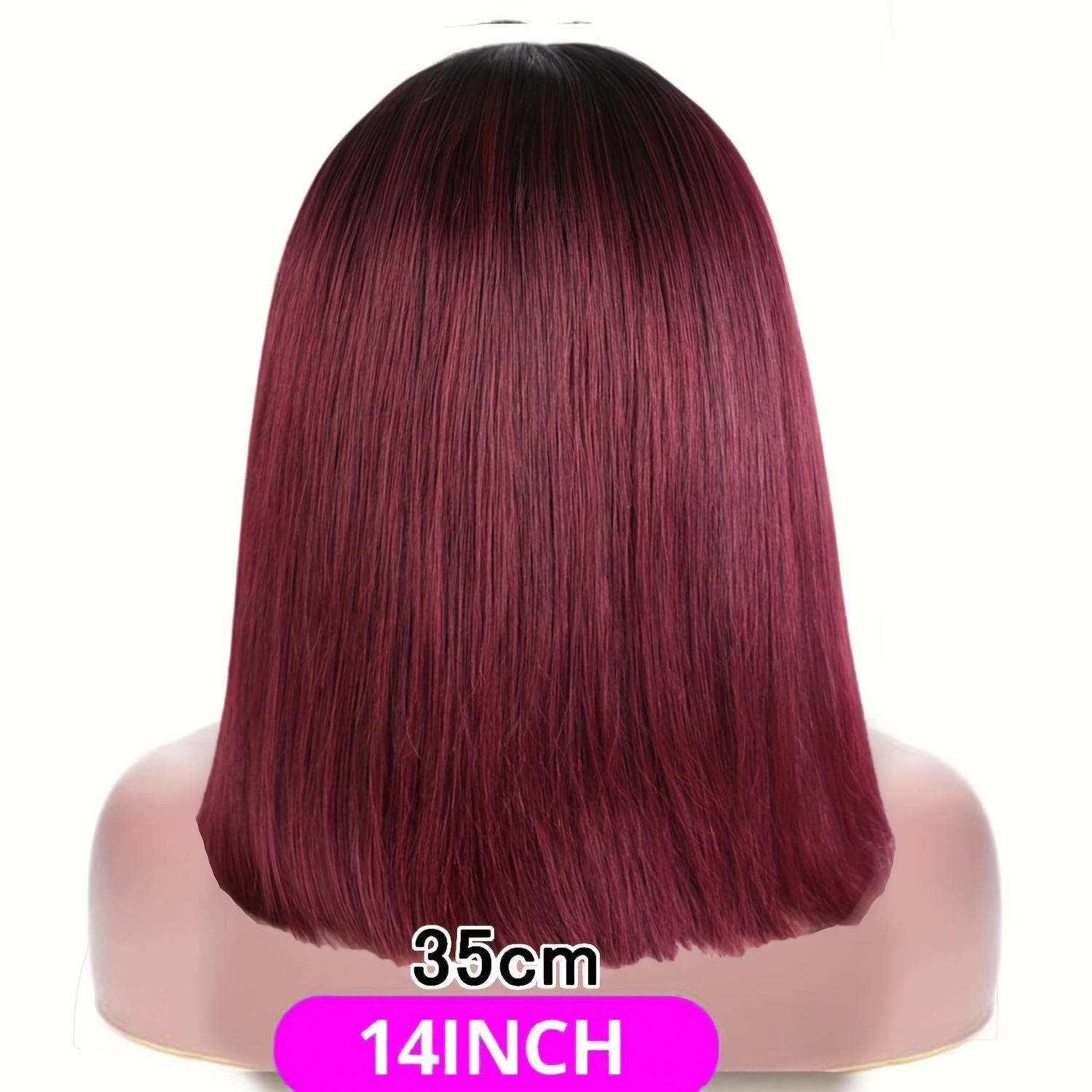 1b/99j Ombre Burgundy Lace Front Wigs Human Hair Short Bob - Temu Denmark