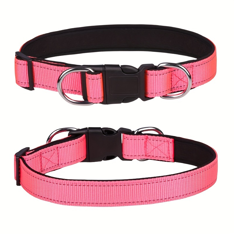Reflective Dog Collar Soft Breathable Lining Dog Neck Collar - Temu ...
