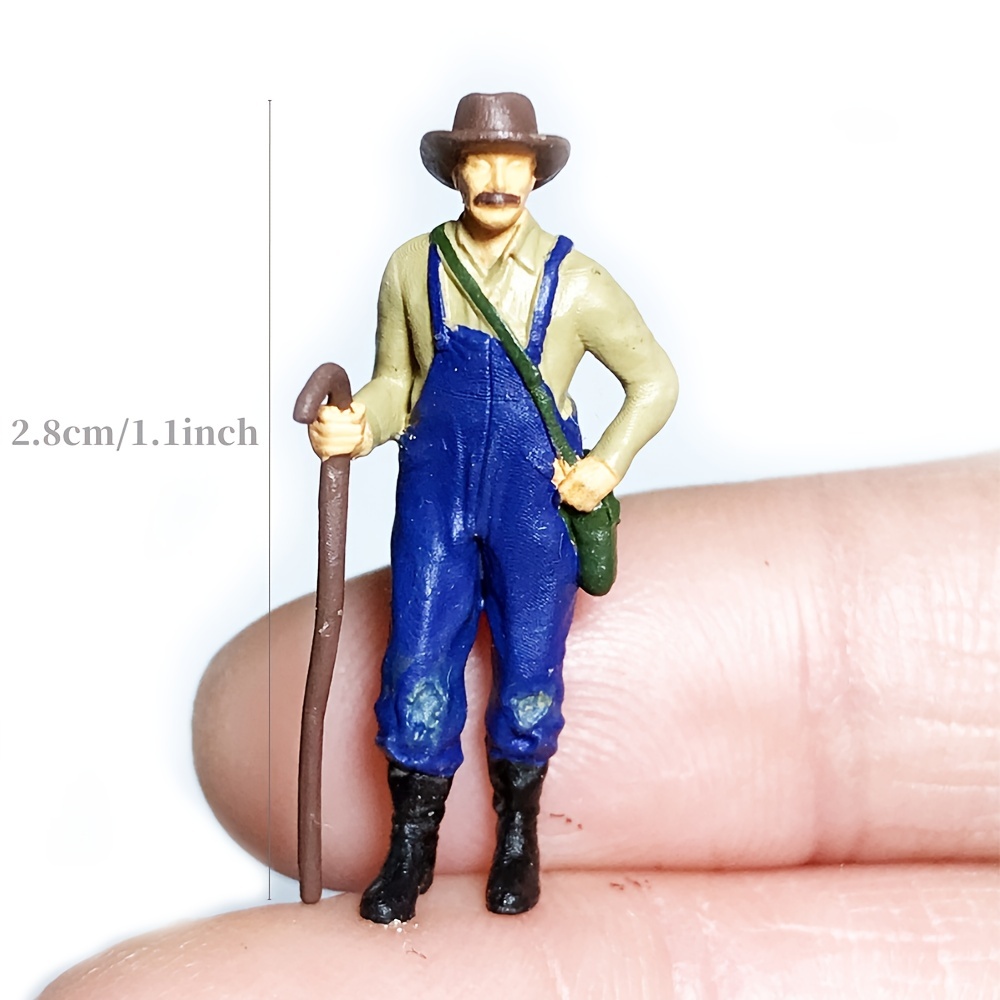 1 6pcs Miniature People Figurines Hand Painted People Model - Temu ...