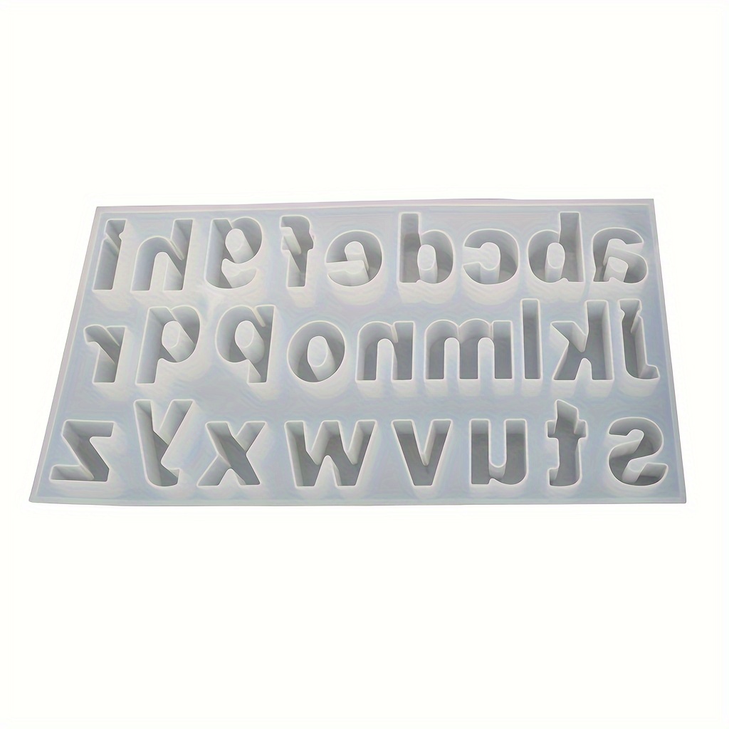 Lowercase Letter Pendant Silicone Molds Diy Crystal Epoxy - Temu Australia