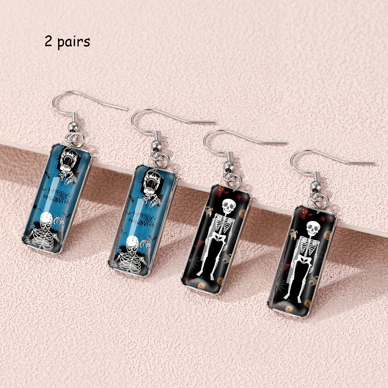 Rectangle Shape Halloween Skeleton Tomb Pattern - Temu