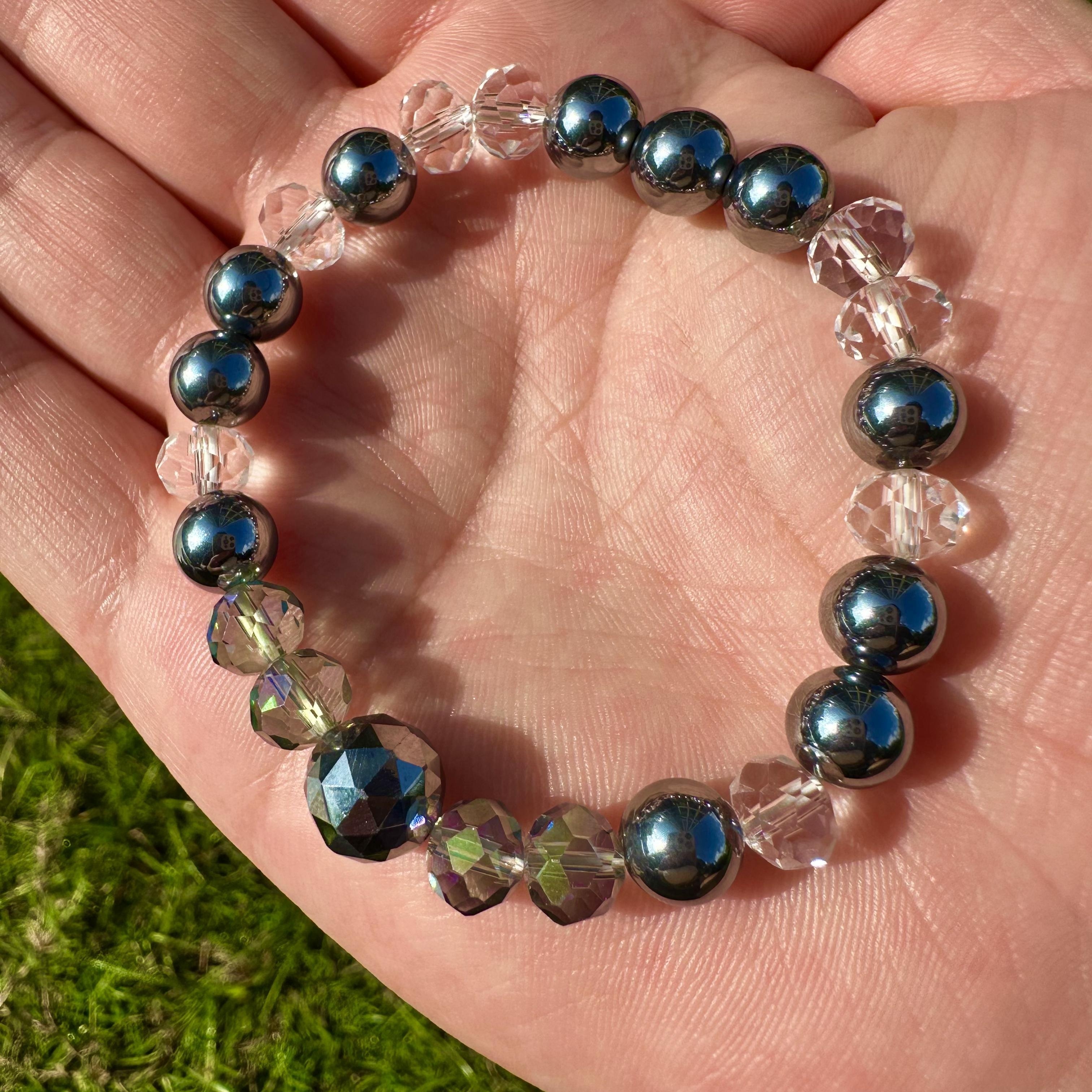 Faceted Pyrite Bracelet Natural Stone Bracelet Gift Men - Temu Portugal