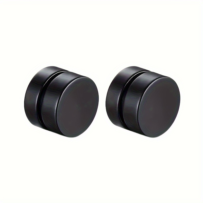Magnetic Stainless Steel No Piercing Men's Earrings Magnet - Temu ...