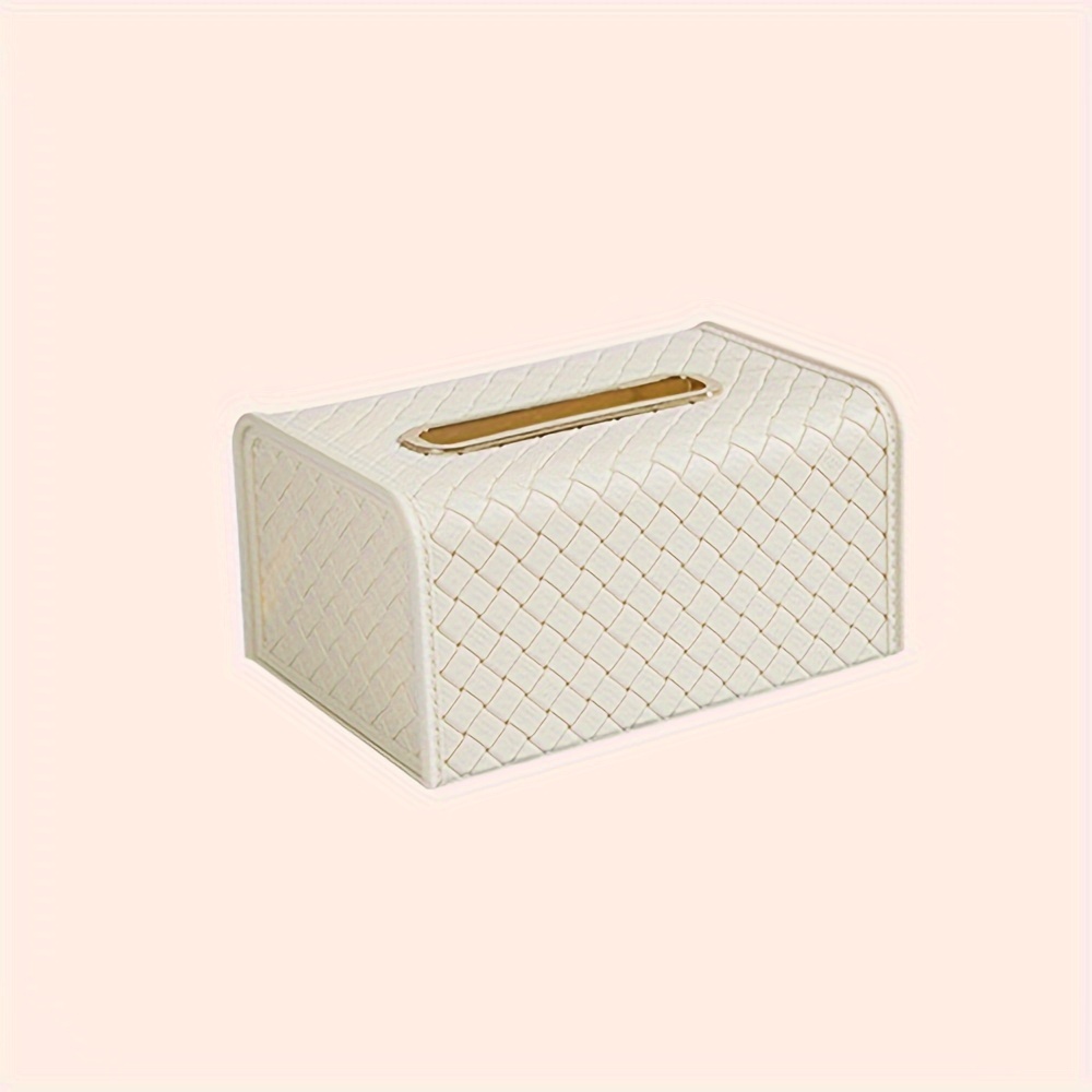 1 Stijlvolle Desktop Tissue Box Tissue Box Cover Veerbelaste - Temu ...