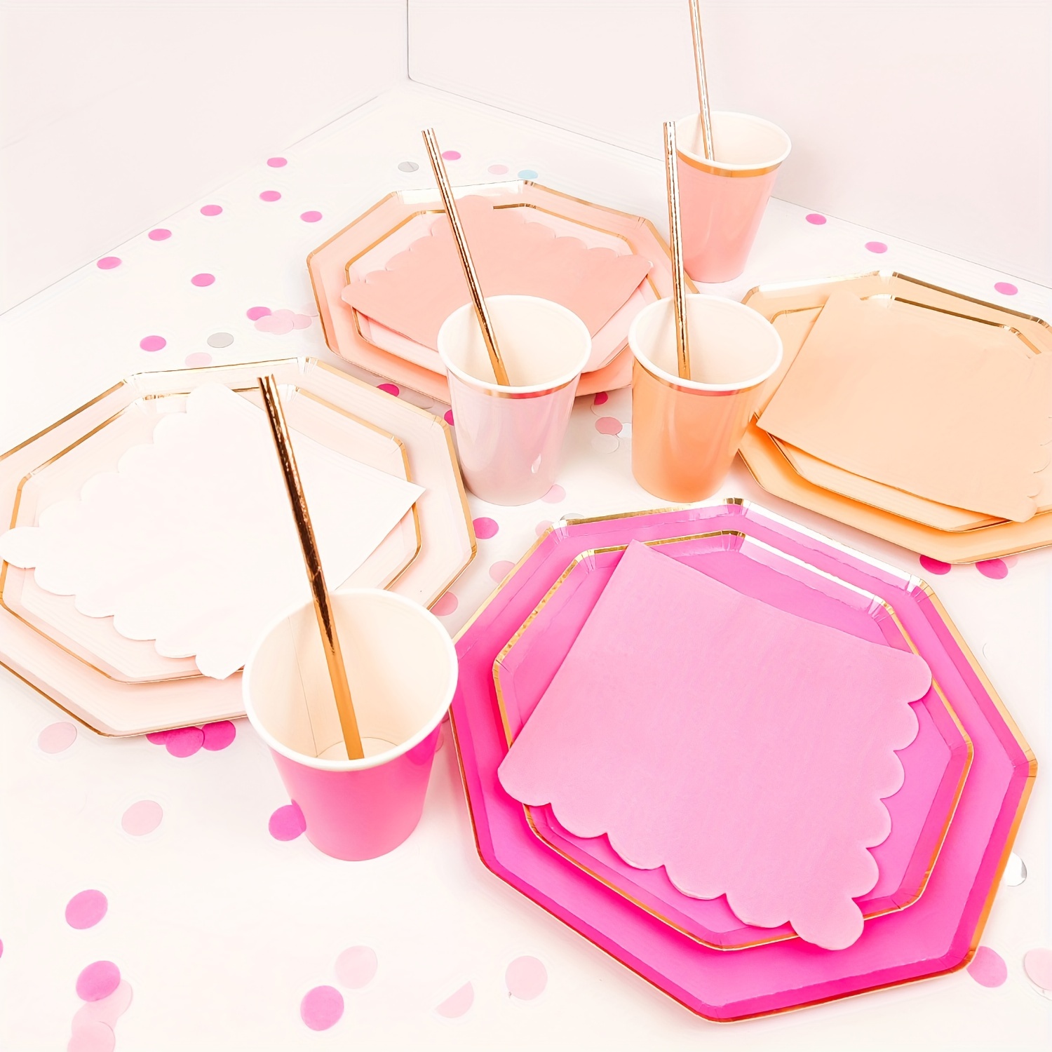 Paper Plate/cup/paper Napkin Disposable Square Blue Paper - Temu Canada