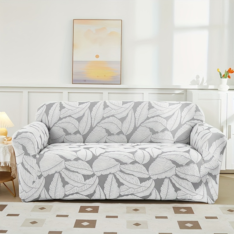 1pc Stretch Sofa Cover Solid Color Thickened Sofa Slipcover - Temu Ireland