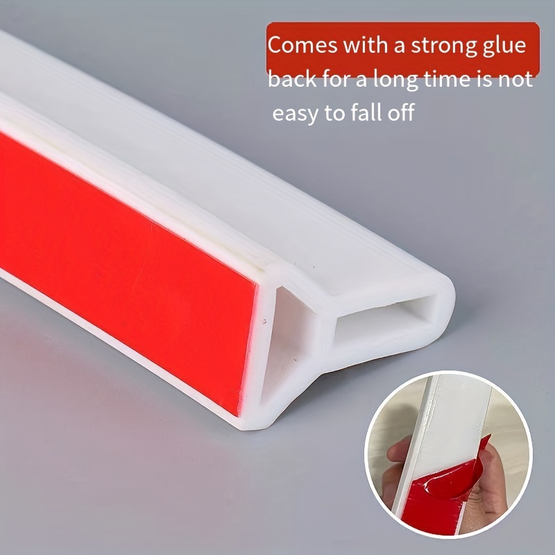1 Meter Flexible Bathroom Water Barrier Self Adhesive - Temu Australia
