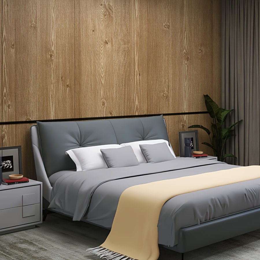 Self adhesive Wallpaper Imitation Wood Grain Contact Paper - Temu ...