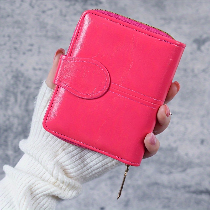 Minimalistische Mini portemonnee In Effen Kleur Clutch Met - Temu ...