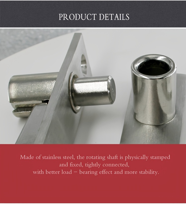 Thickened Stainless Steel 360 degree Rotating Shaft Wooden - Temu