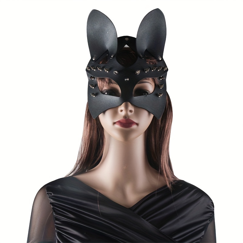 Funny Fox Cosplay Masquerade Mask Animal Half Face Mask - Temu Ireland