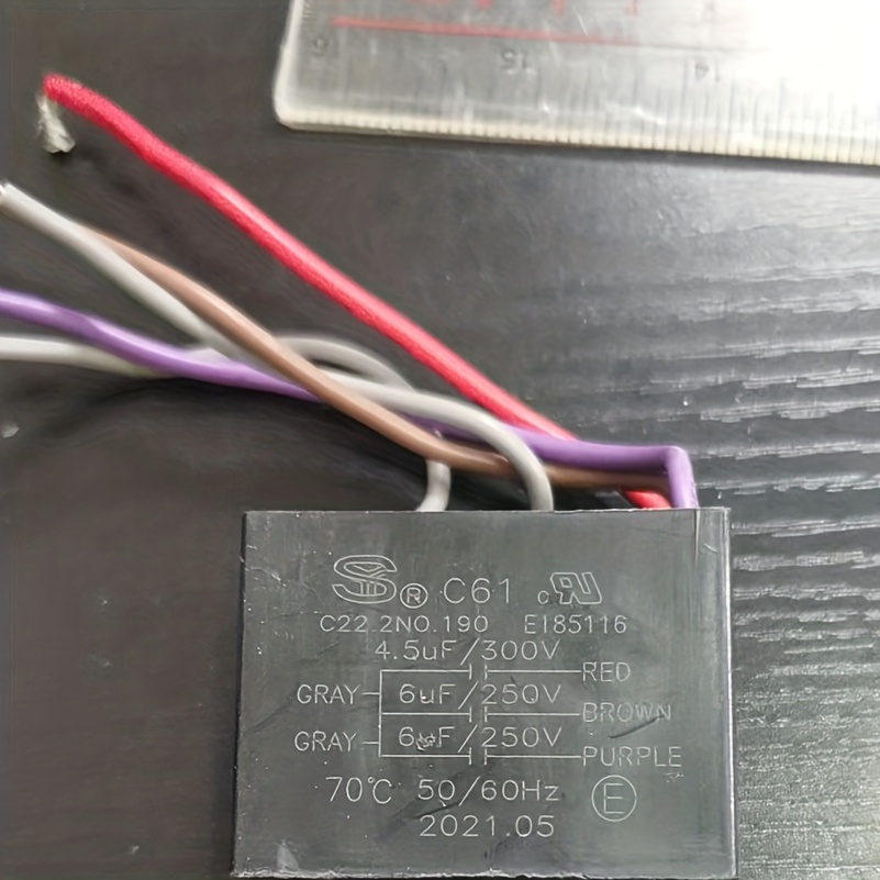Ceiling Fan Capacitor 4 Wire C61 | Shelly Lighting