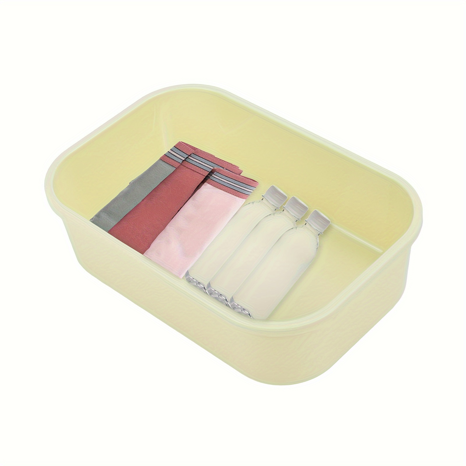 Underwear Drawer Storage Box Plastic Stackable Sorting - Temu