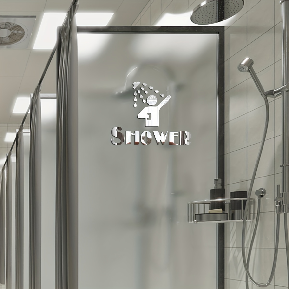 3d Acrylic Mirror Wall Sticker Shower Self adhesive Wall - Temu New Zealand