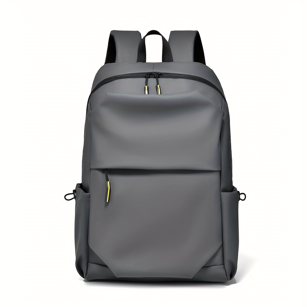 Large Capacity Simple Solid Color Unisex Backpack Pvc - Temu Australia