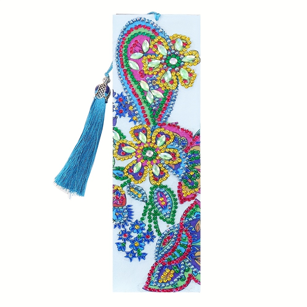 New 5d Diamond Painting Bookmark Flower Crystal Special - Temu Netherlands