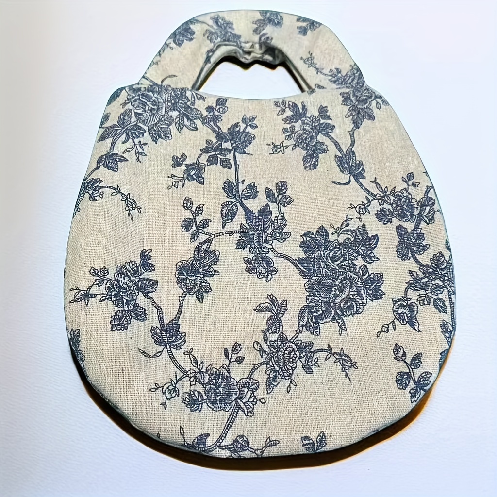 Elegant Double sided Flower Pattern Handbag Simple Portable - Temu Canada