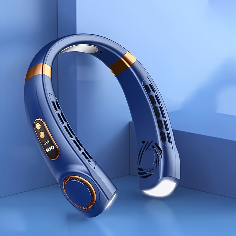 New Mini Neck Fan Portable Bladeless Hanging - Temu United Kingdom