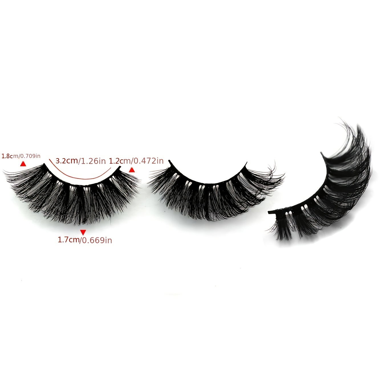 Full Strip False Eyelashes Thick Curling False Eyelashes - Temu Netherlands