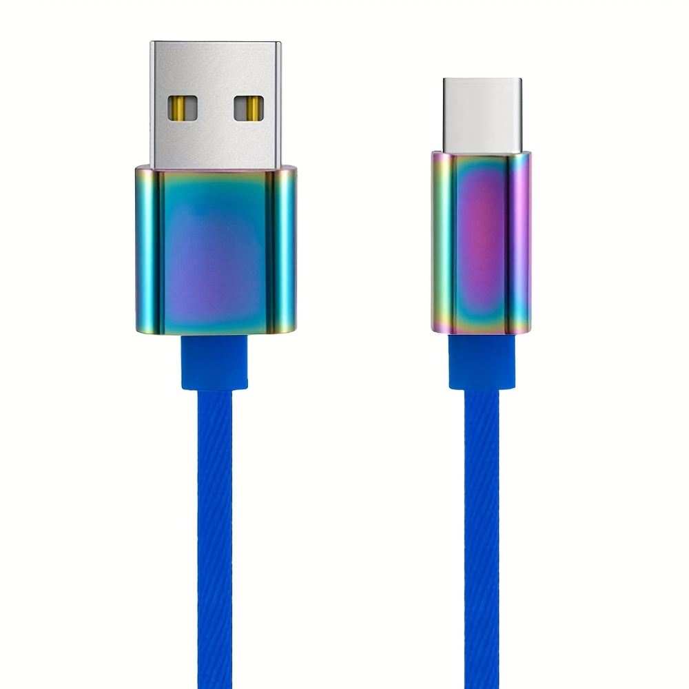 Câble Usb C En Nylon 200cm/78.7 Pouces 66w Câble De Données - Temu France