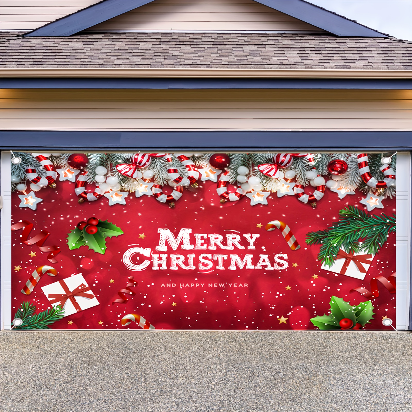 Christmas Garage Door Banner Decoration Large Christmas - Temu New Zealand