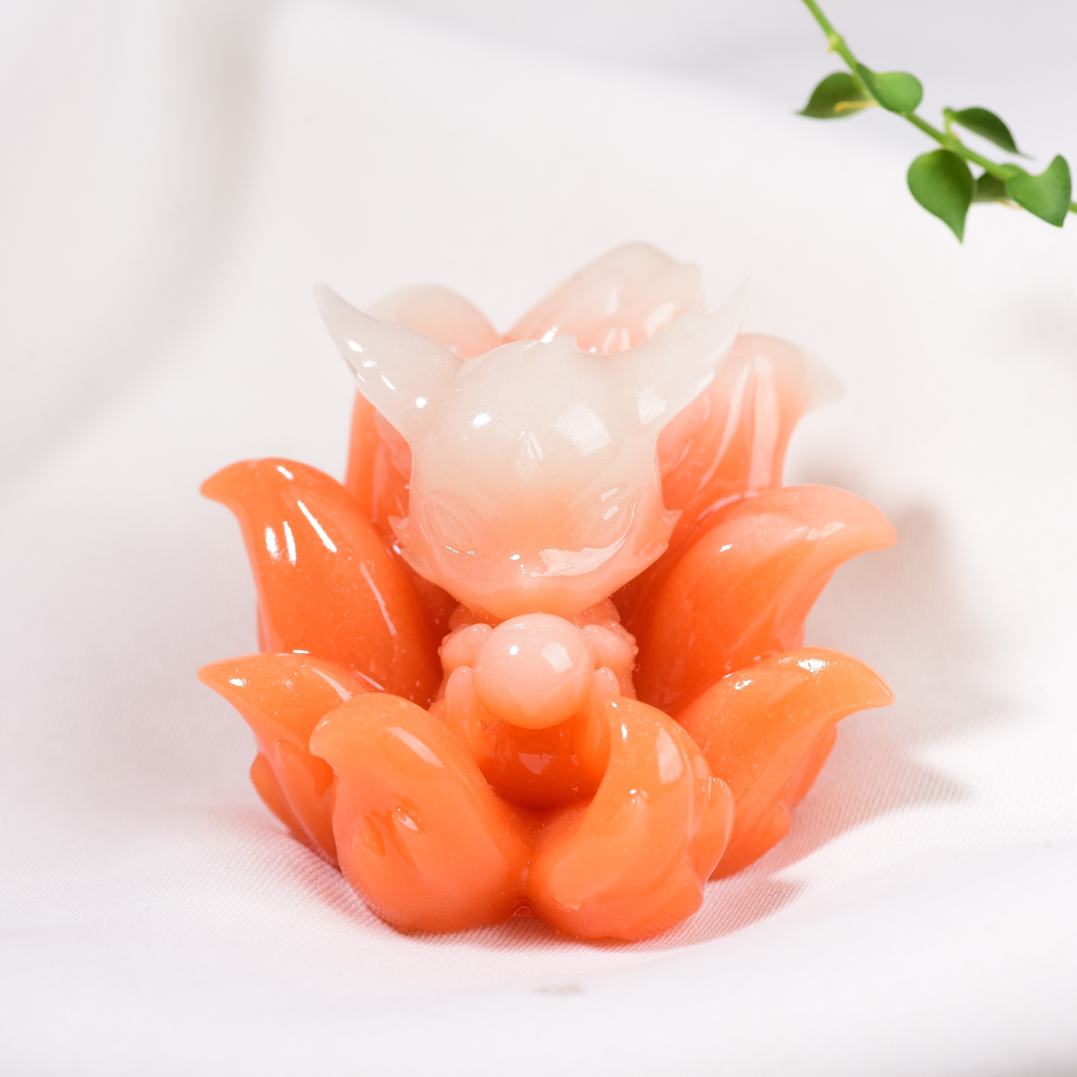 Resin Luminescent Fox Children's Gift Home Decoration Cute - Temu Canada