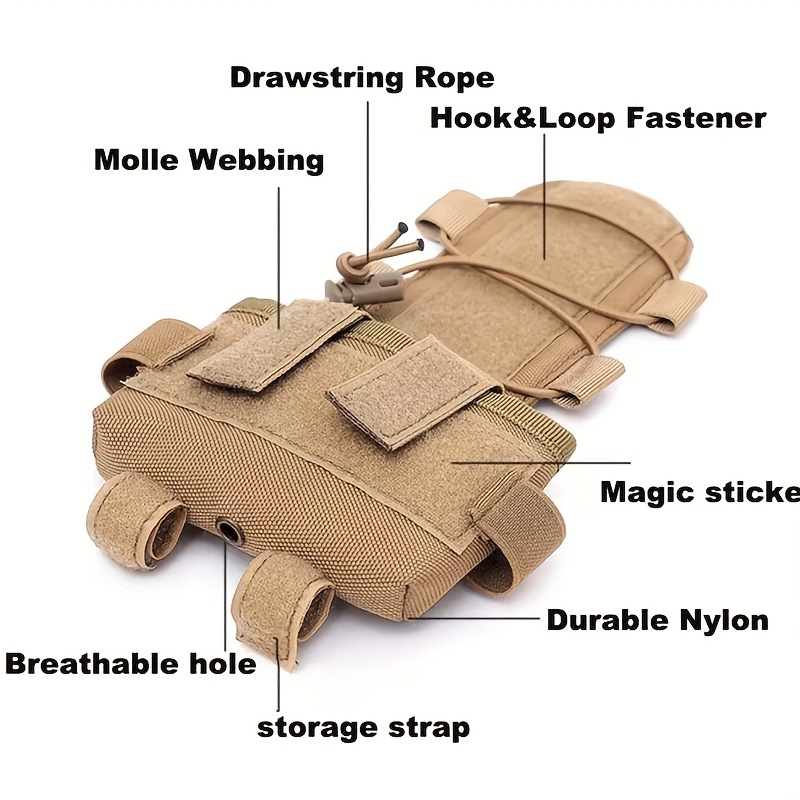 Outdoor Helmet Battery Pouch Mk2 Helmet Nvg Battery Pack - Temu