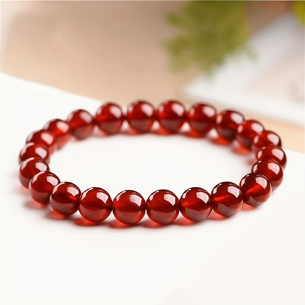 Gemstone Beaded Bracelet Men Women - Temu Australia