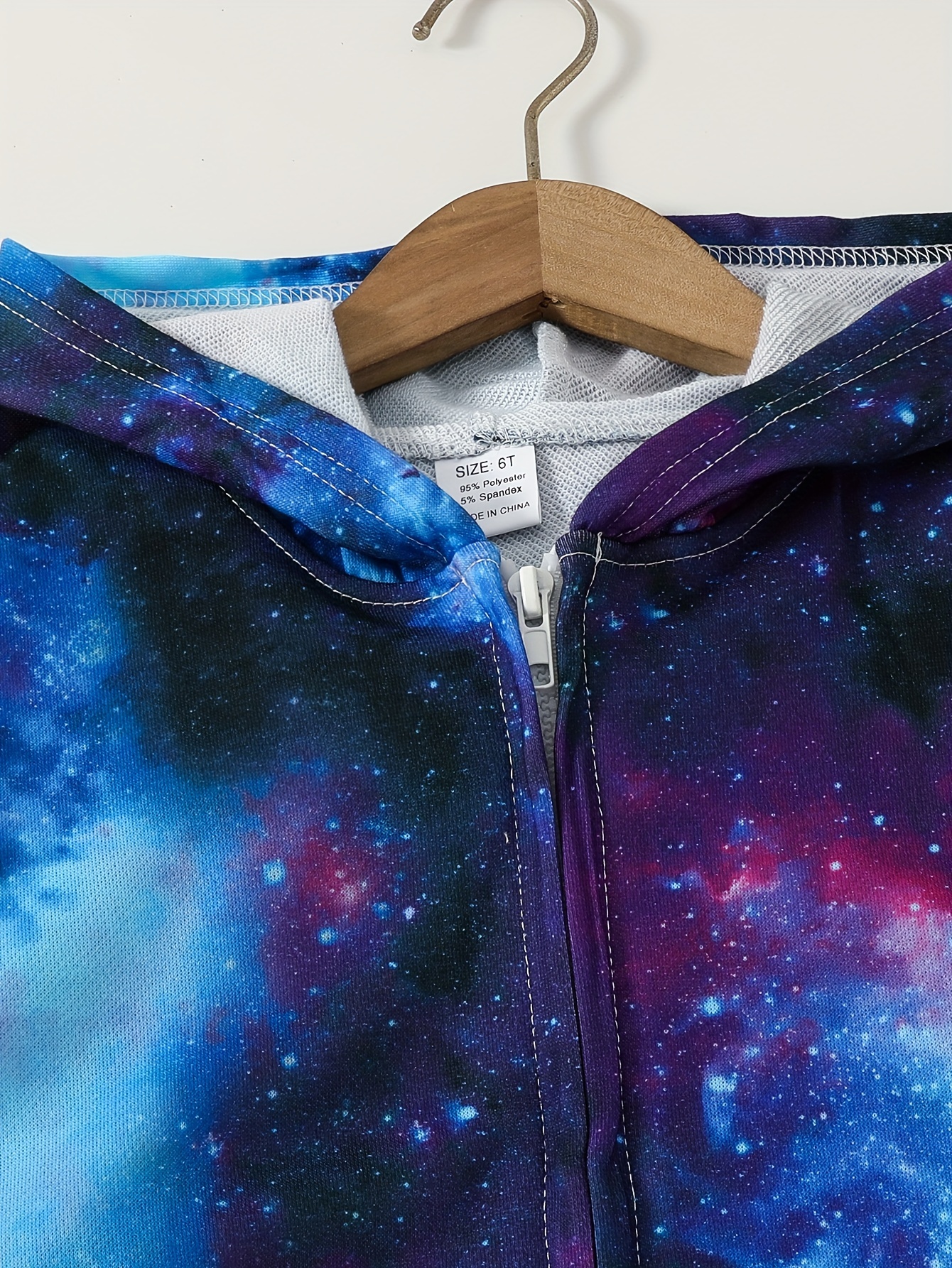 Girls Fashion Trendy Casual Hooded Sweatshirt Fantastic Space Gradient ...