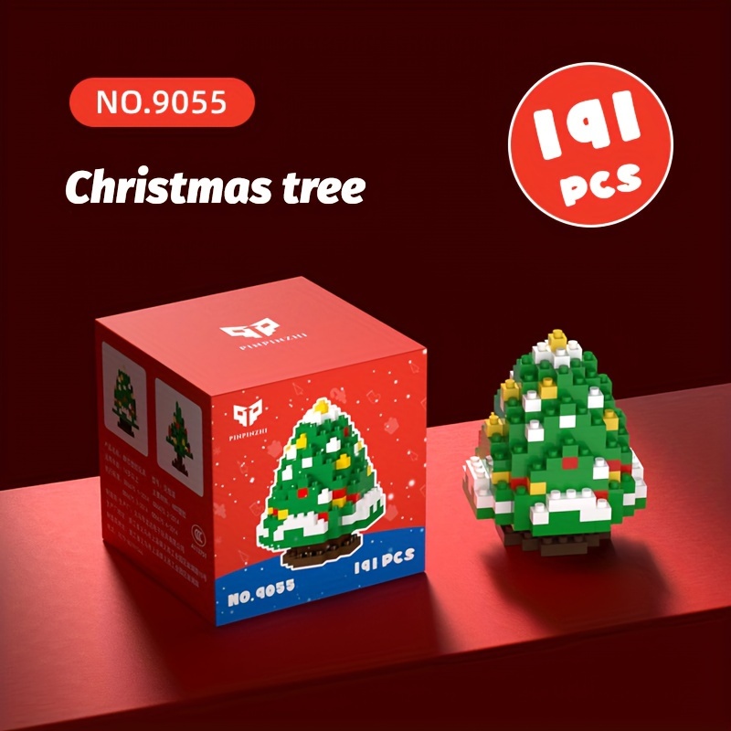 Christmas Ornaments Santa Claus Building Blocks Gift - Temu United Kingdom