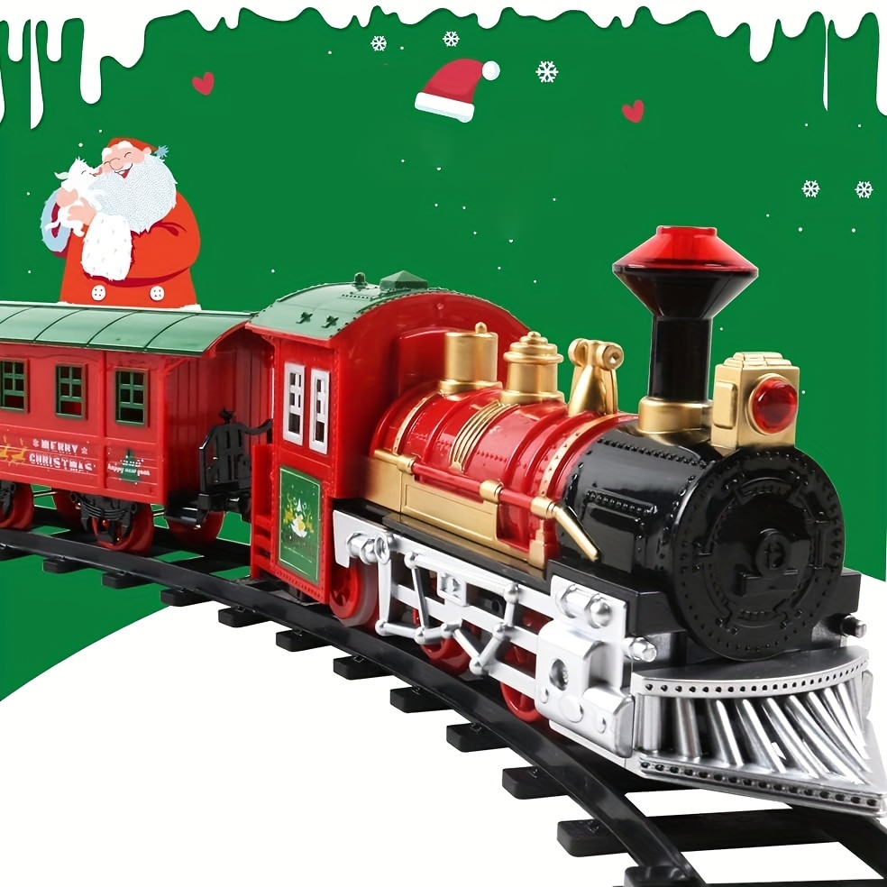 Delightful Electric Christmas Train Toy Set: Fun Educational - Temu ...