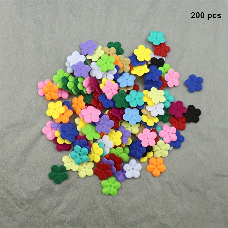 Stars/ Shells/ Hearts/ Crowns/ Flowers Mixed Color Felt - Temu Canada