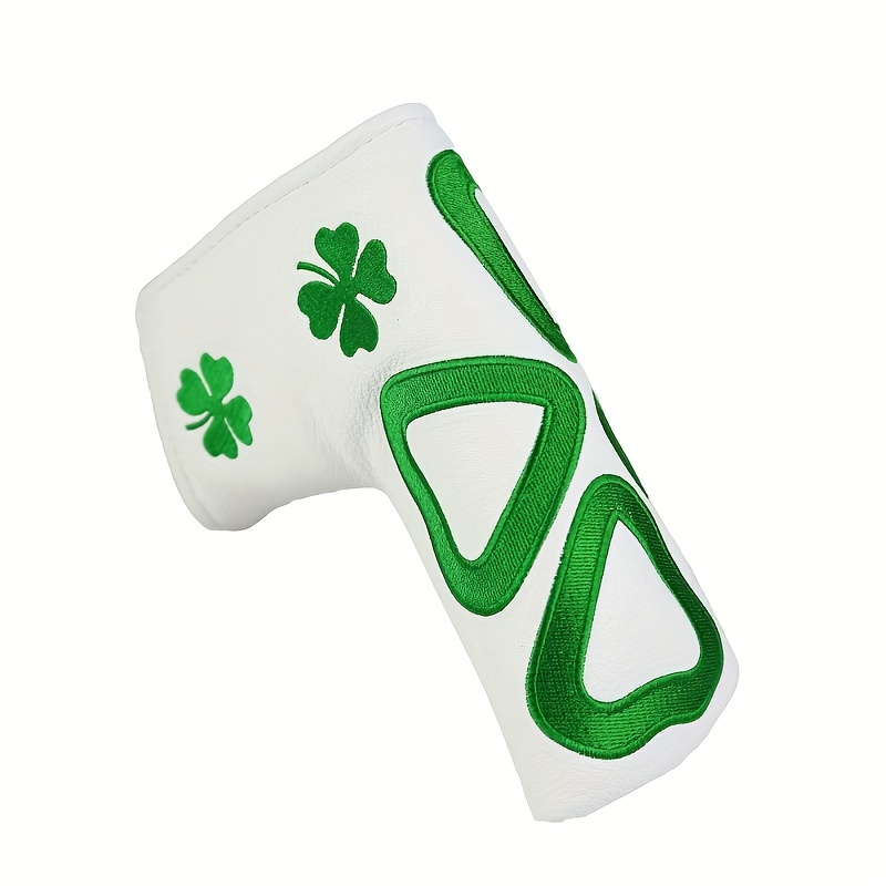 Pu Leather Golf Putter Headcover 4 leaf Clover Design Blade - Temu ...
