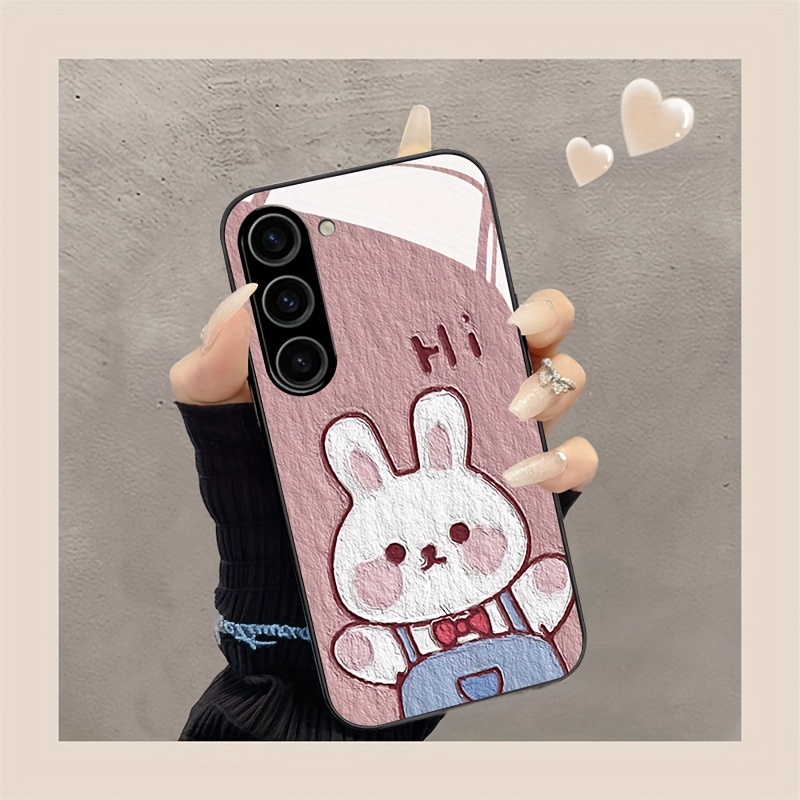 Creative Oil Painting Style Little Rabbit Anime Pattern - Temu United ...