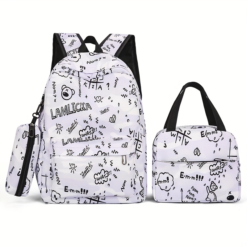 Versatile Large Capacity Backpack Outdoor Travel Printed - Temu United ...