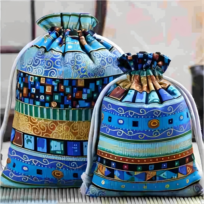 Linen Burlap Bags Gift Bags Drawstring Reusable Wedding - Temu Australia