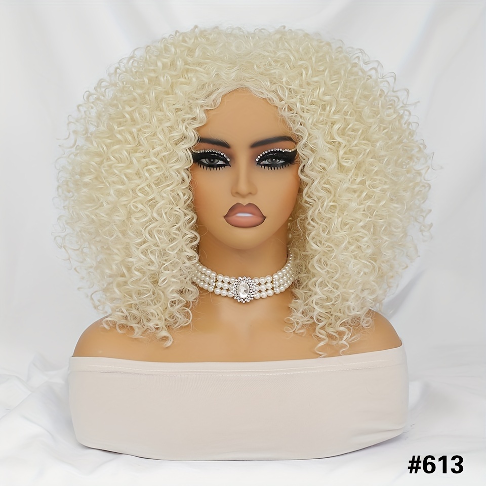 Short Afro Wigs Women Fluffy Curly Wigs Ombre - Temu United Kingdom