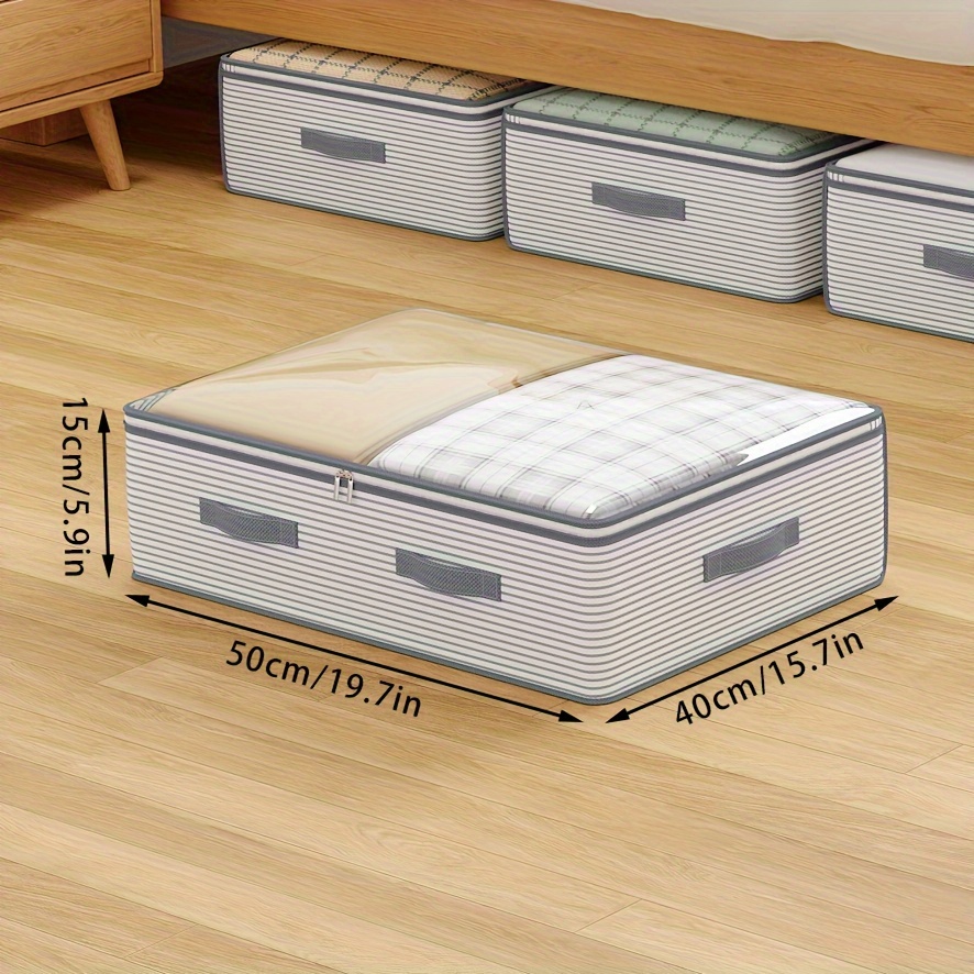 Bed Bottom Storage Bag Large Capacity Handle Storage - Temu Portugal