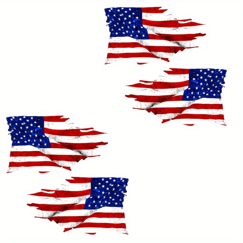 4pcs-cool, American Flag Car Stickers, ' Choice, Free America, Happy ...