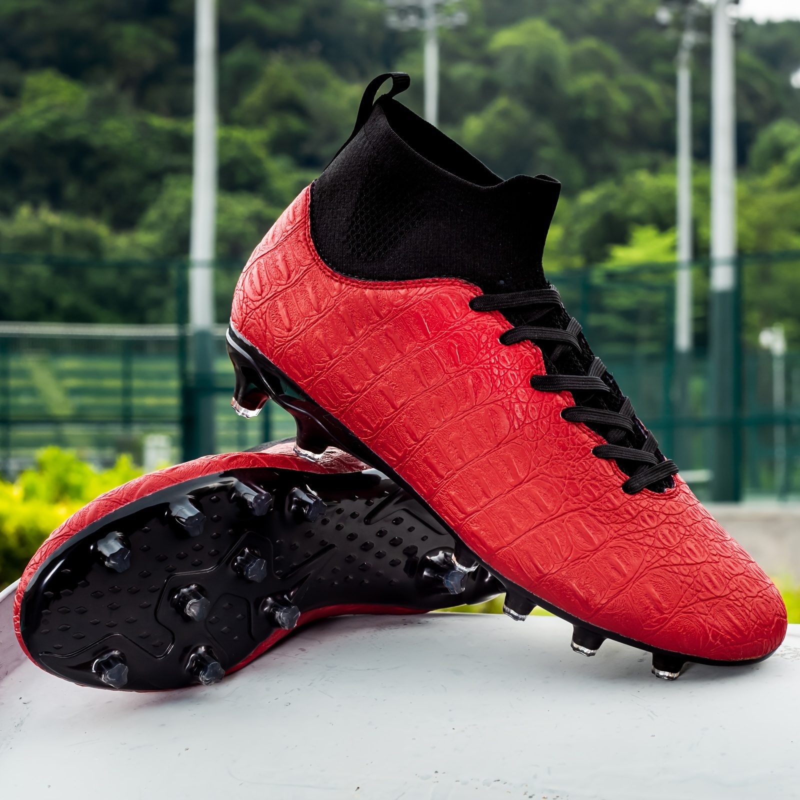 Fashion Non slip Professional Training Soccer Spikes Cleats - Temu ...
