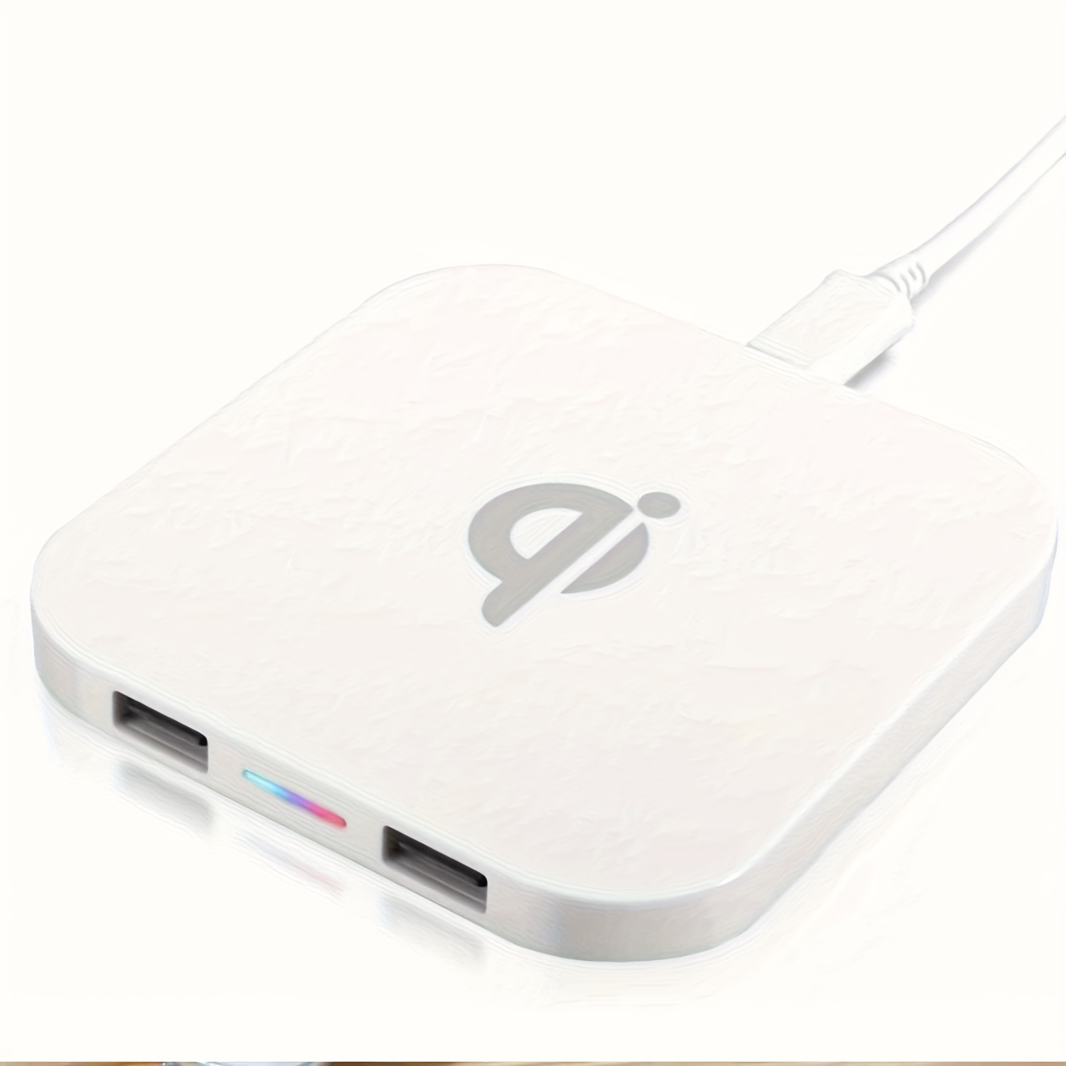 Upgrade Wireless Charger 2 Usb Ports 5w Qi Wireless Charging - Temu ...