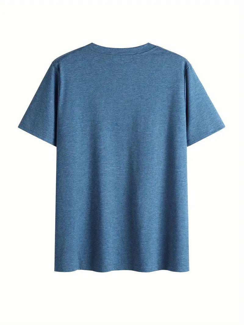Letter Print V Neck T Shirt Casual Short Sleeve Top Spring Temu