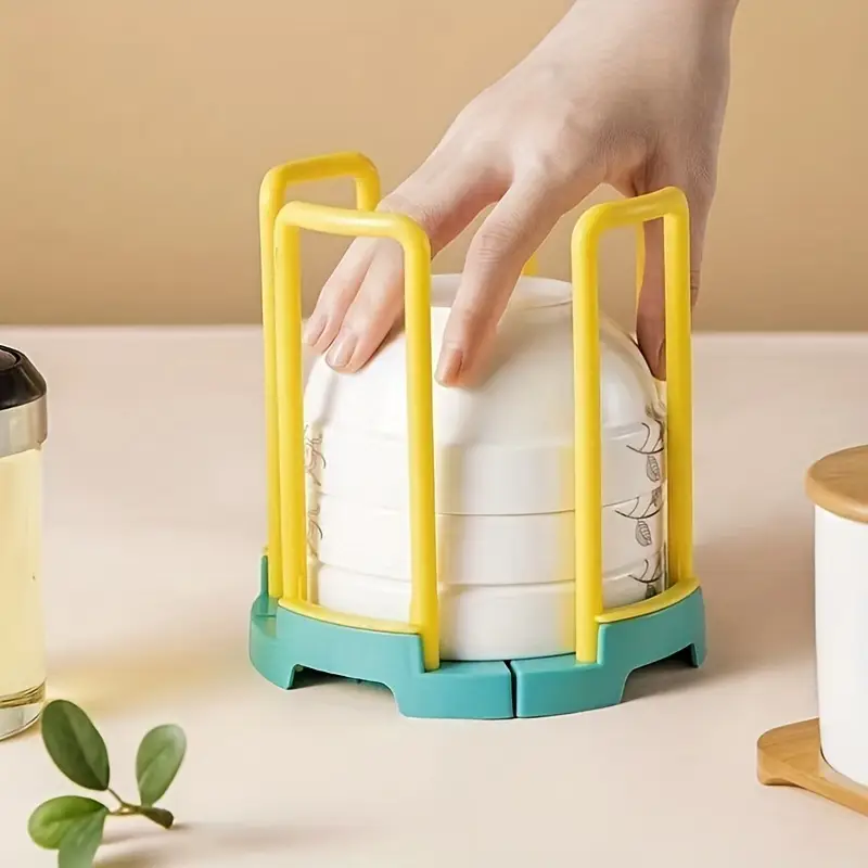1個 格納式ボウルプレートホルダー 取り外し可能なプラスチック排水ラック 食器収納ディス 乾燥棚 食器水切 Temu Japan