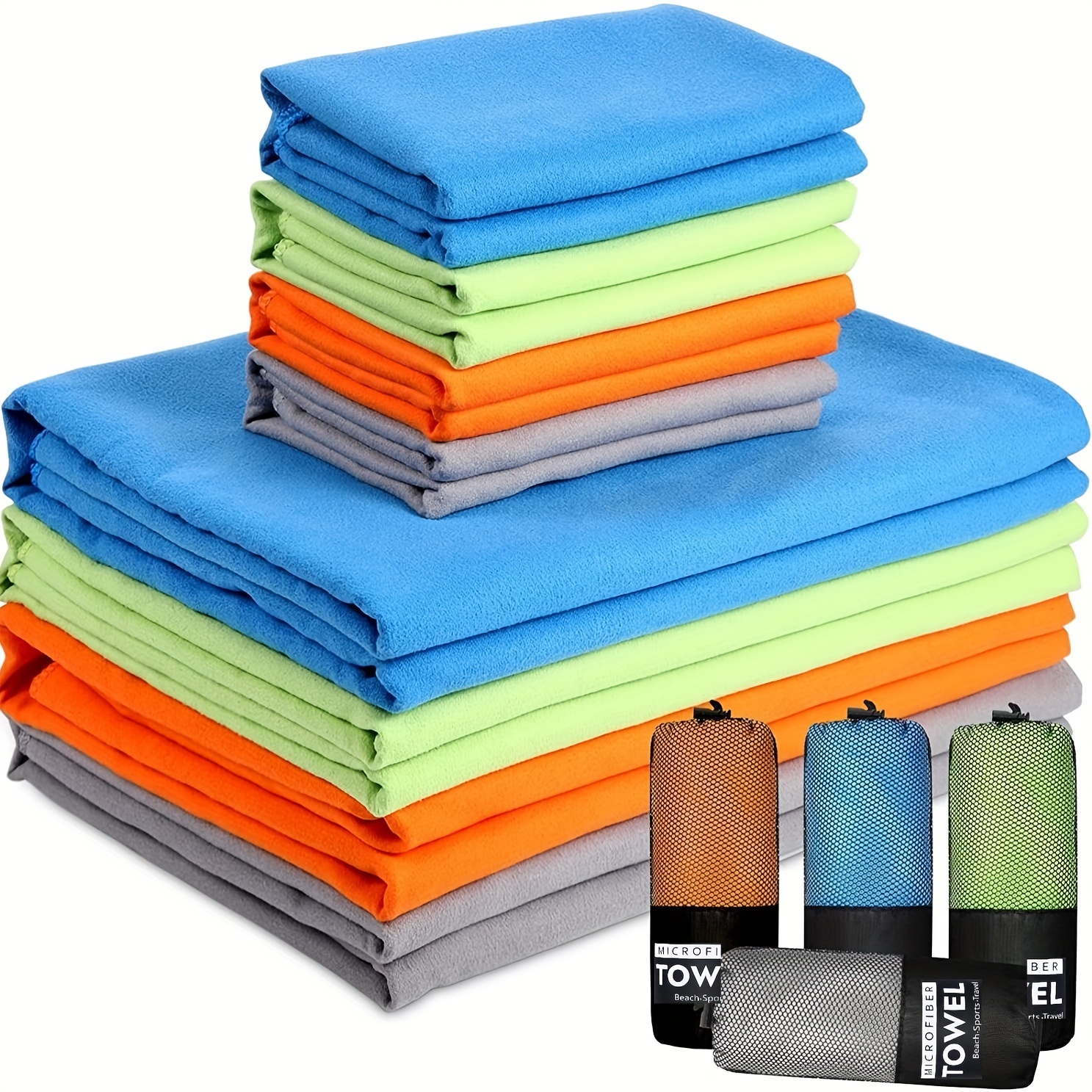 Quick drying Microfiber Beach Towel Lightweight Super - Temu Canada