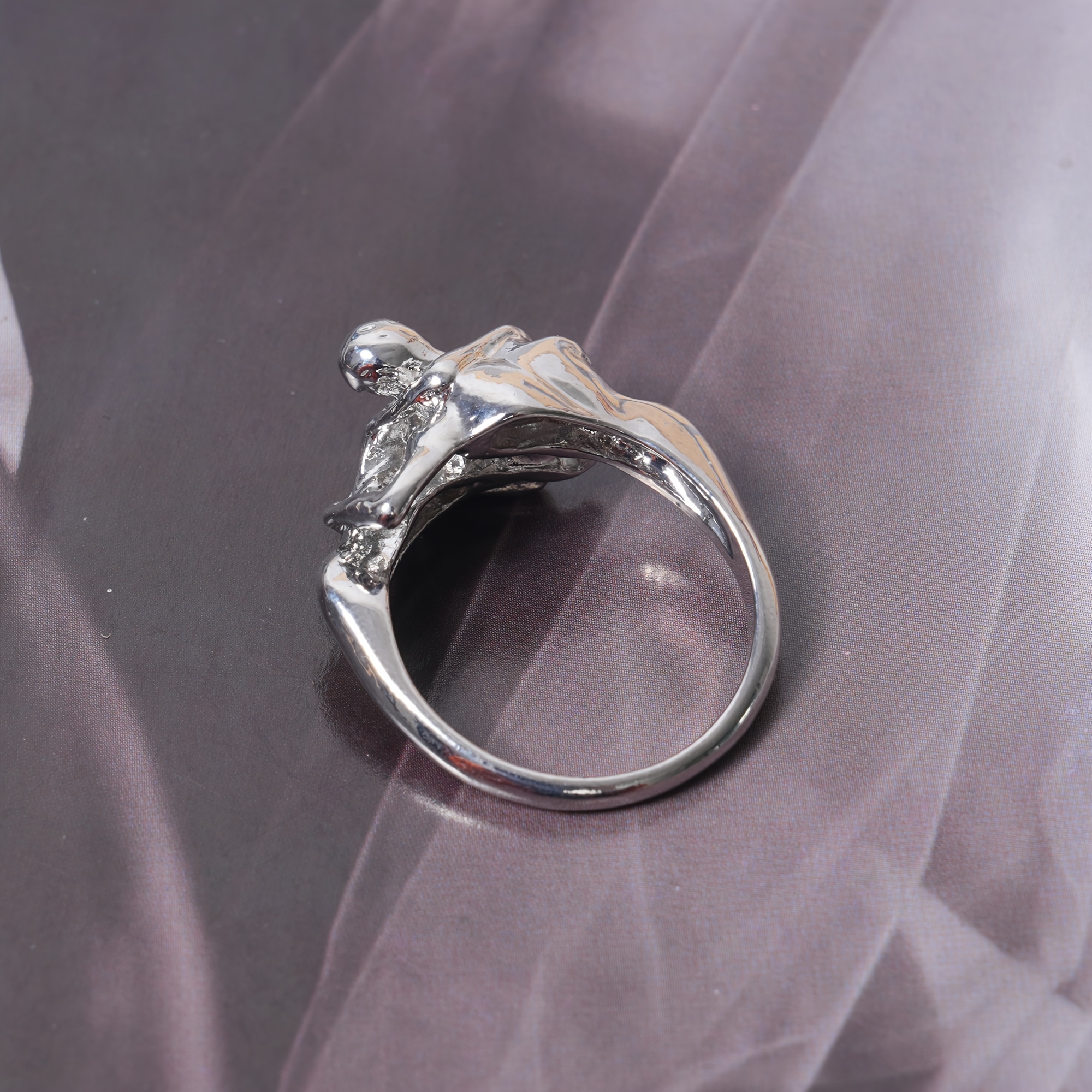 Fashionable Hug Ring Zinc Alloy Ring Trendy Versatile Ring - Temu Ireland