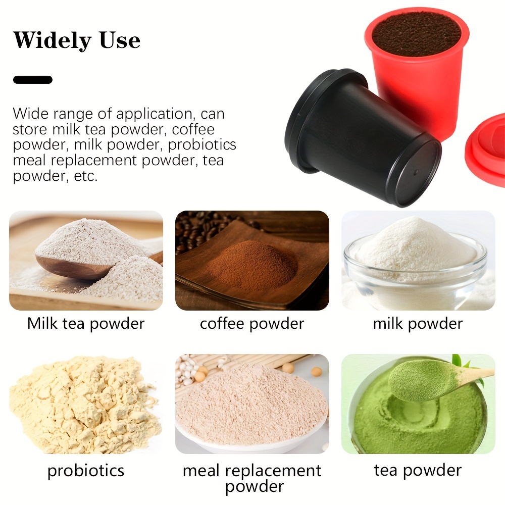 10-pack Polypropylene Coffee Capsule Pods With 60 Aluminum Foil Seals ...